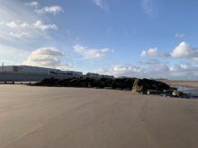The Stone Ogre on Cleveleys beach - Visit Cleveleys