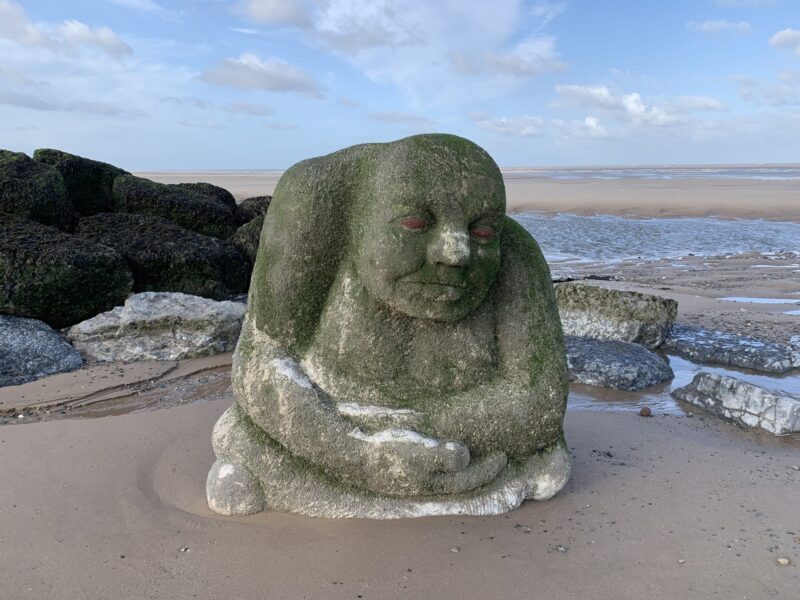 The Stone Ogre on Cleveleys beach - Visit Cleveleys